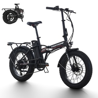 Hammer Electric Bike, 20"x 4"Fat Tire Folding Ebike, 500W Powerful Motor Electric Folding Bike ...